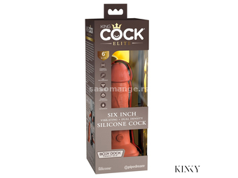 King Cock Elite 6 Dual Denisty Vibrator