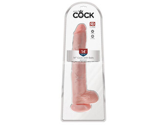 KING COCK 14" With Balls