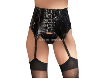 Black Level Vinyl Suspender Belt