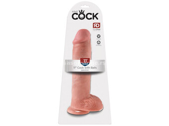 KING COCK 11" With Balls