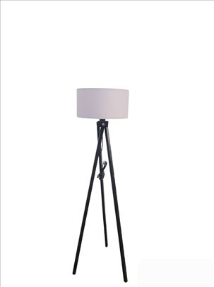 Podna lampa Rustik03 pesak/crna 1xE27