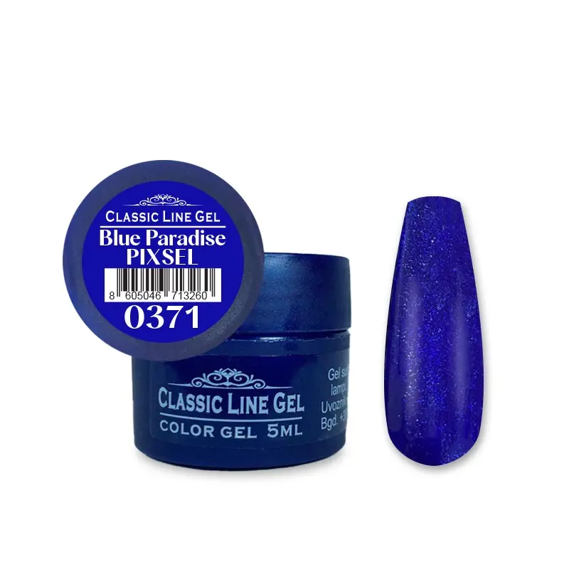 Classic Line Color gel, Blue Paradise Pixel, 5ml