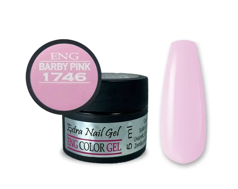 Extra Nail Gel za nokte Barby Pink 1746, 5ml