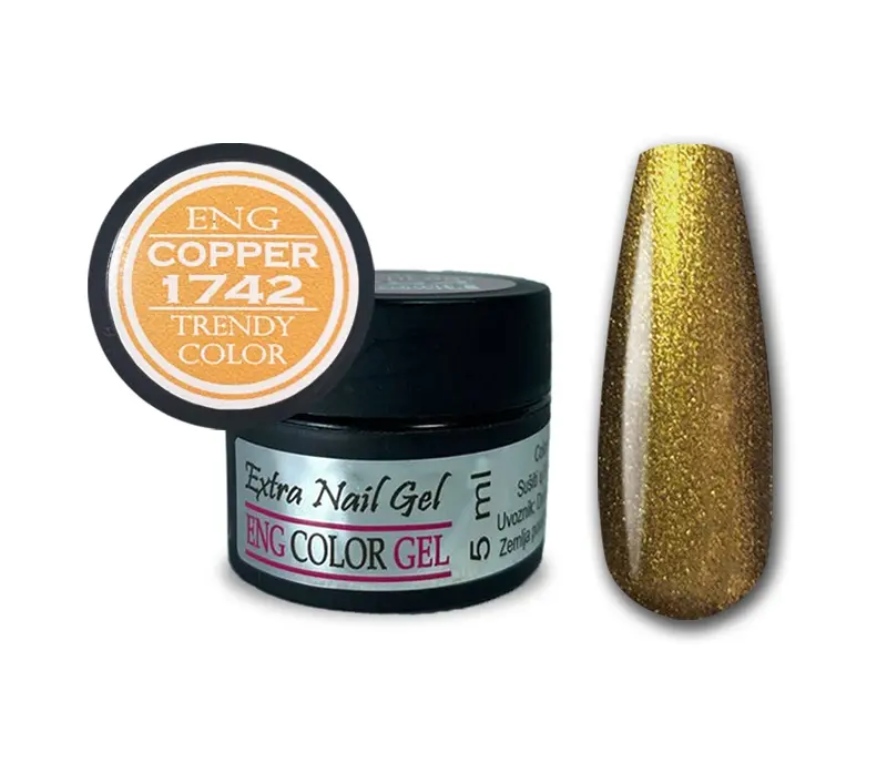 Extra Nail Gel za nokte Copper 1742, 5ml