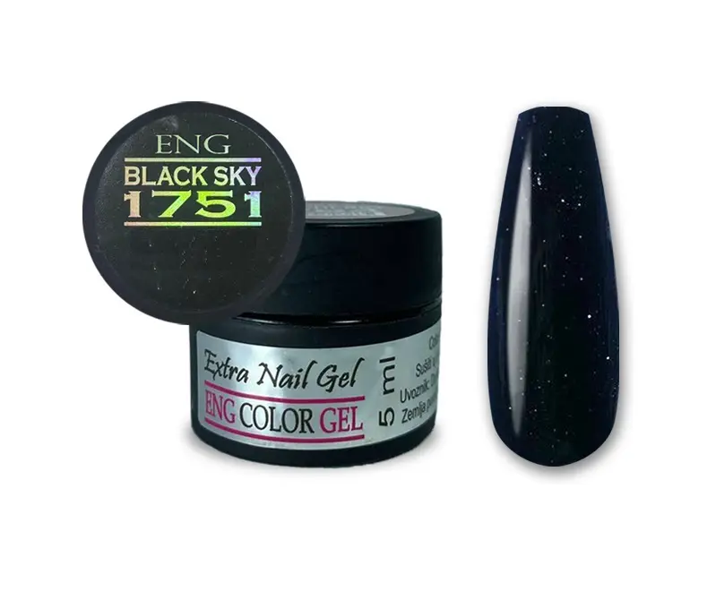 Extra Nail Gel za nokte Black Sky 1751, 5ml