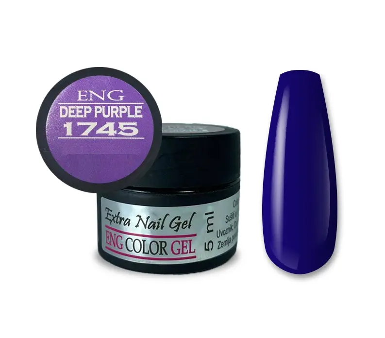 Extra Nail Gel za nokte Deep Purple 1745, 5ml