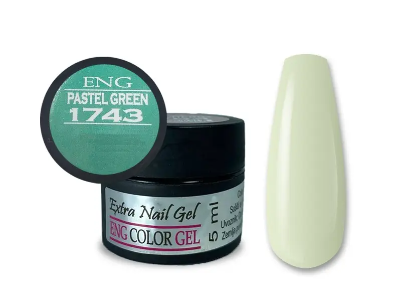 Extra Nail Gel za nokte Pastel Green 1743, 5ml