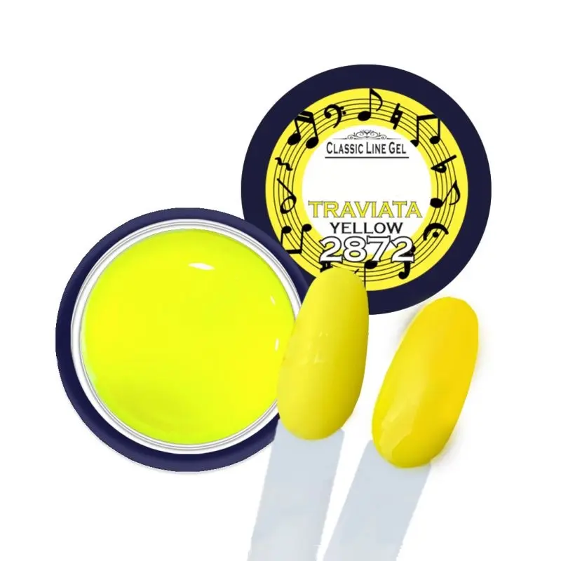 Classic Line Gel za nokte Traviata Yellow 2872, 5ml