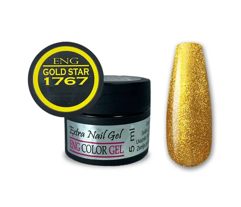 Extra Nail Gel za nokte Gold Star 1767, 5ml