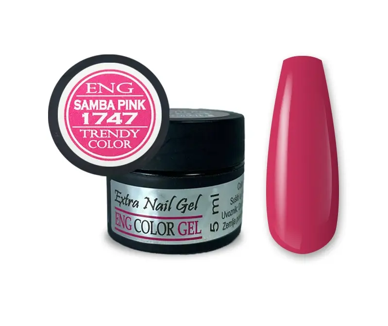 Extra Nail Gel za nokte Samba Pink 1747, 5ml