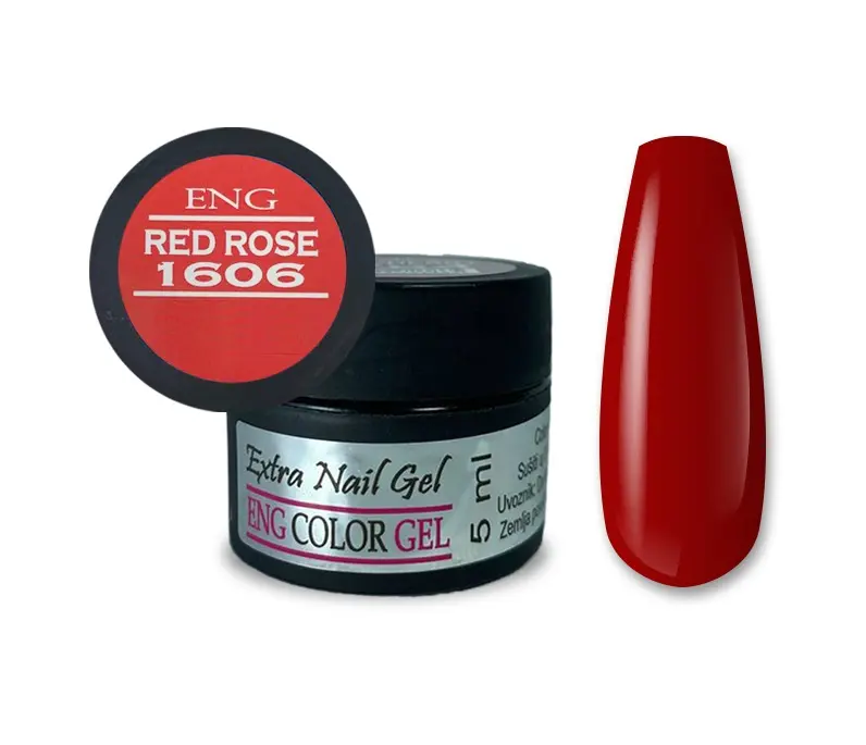 Extra Nail Gel za nokte Red Rose 1606, 5ml