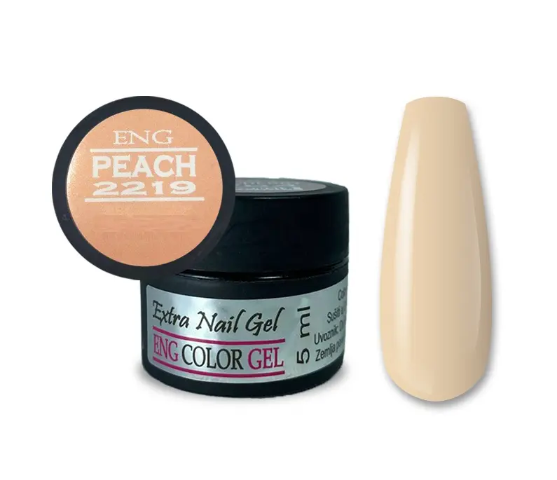 Extra Nail Gel za nokte Peach 2219, 5ml