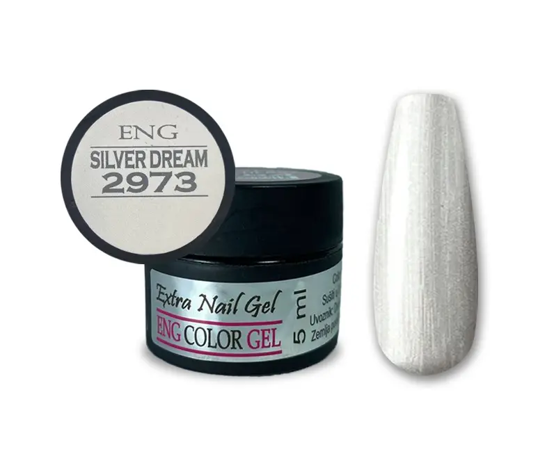 Extra Nail Gel za nokte Silver Dream 2973, 5ml