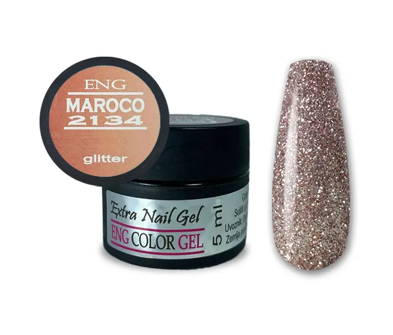 Extra Nail Gel za nokte Marocco Glitter 2134