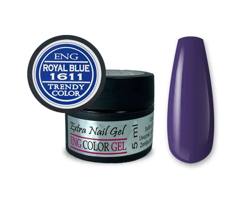 Extra Nail Gel za nokte Royal Blue 1611, 5ml