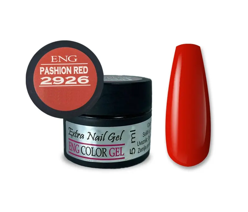 Extra Nail Gel za nokte Pashion Red 2926, 5ml