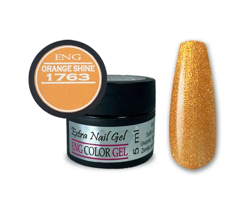 Extra Nail Gel za nokte Orange shine 1763, 5ml