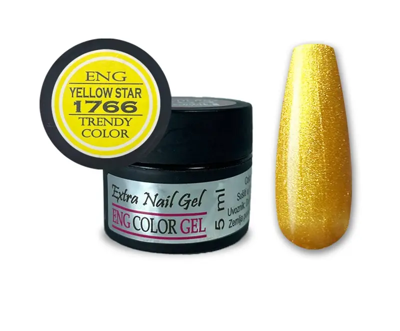 Extra Nail Gel za nokte Yellow Star 1766, 5ml