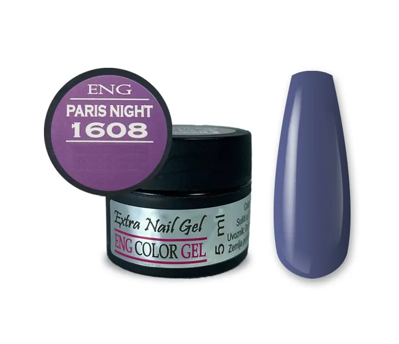 Extra Nail Gel za nokte Paris Night 1608, 5ml