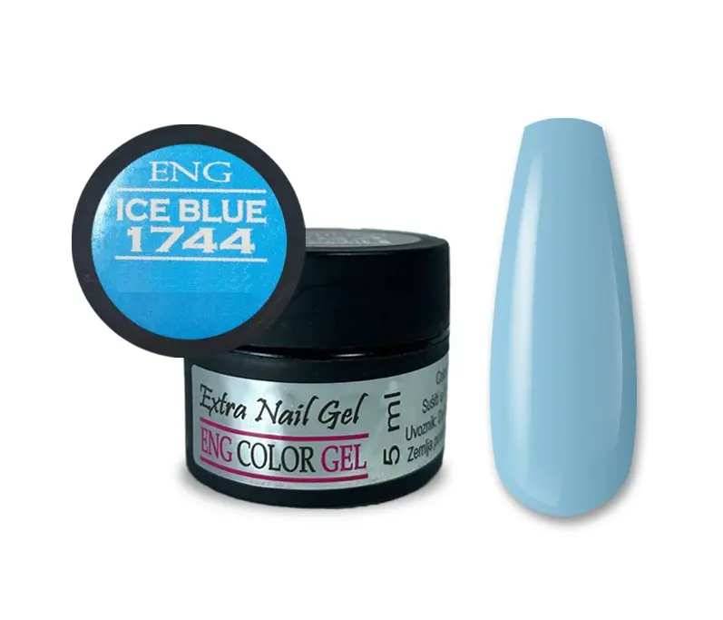 Extra Nail Gel za nokte Ice Blue 1744, 5ml