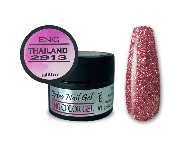 Extra Nail Gel za nokte Thailand Glitter 2913, 5ml