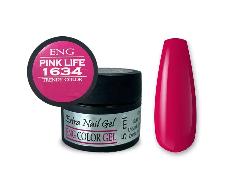 Extra Nail Gel za nokte Pink Life 1634, 5ml