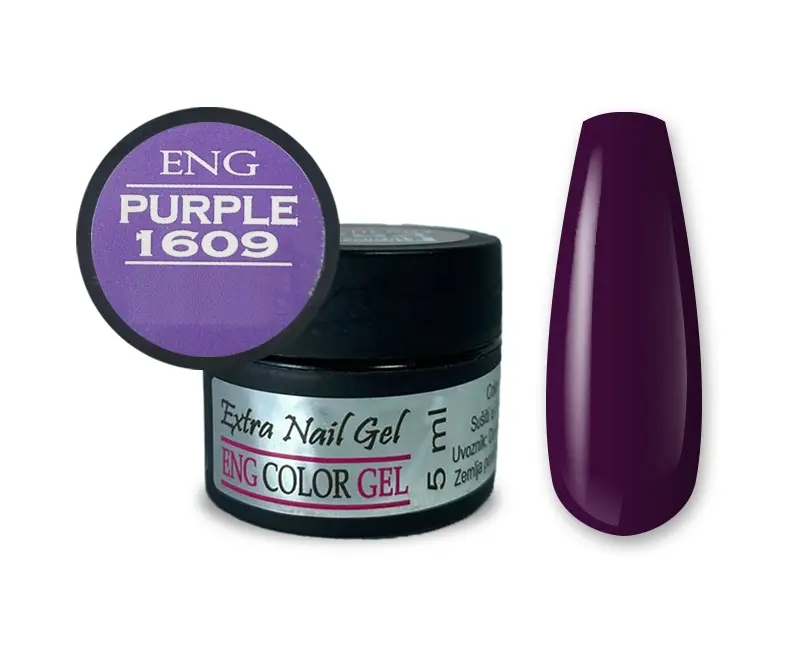 Extra Nail Gel za nokte Purple 1609, 5ml