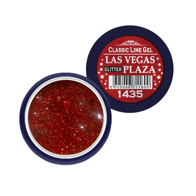 Classic Line Color Gel Las Vegas Plaza Glitter, 5ml