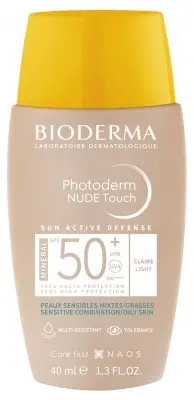 Bioderma Photoderm Nude Touch SPF50+ Light, 40ml