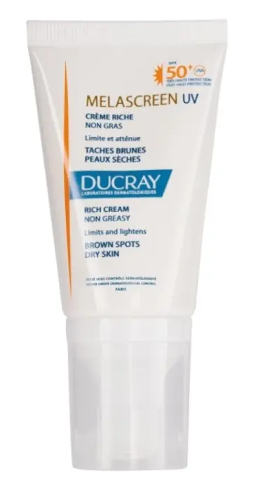 DUCRAY Melascreen UV bogata krema, SPF50+, 40ml