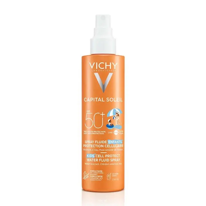 VICHY Ideal soleil fluid SPF50 sprej za decu, 200ml