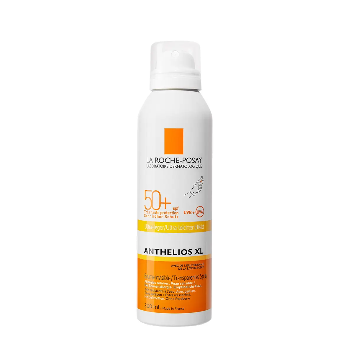 LA ROCHE-POSAY Anthelios XL nevidljivi sprej SPF 50, 200ml