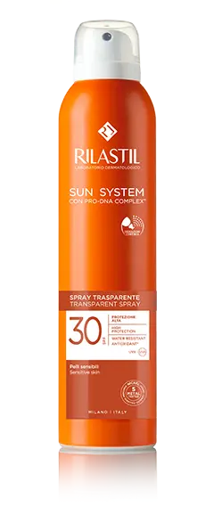 RILASTIL Sun system transparentni sprej SPF 30, 200ml