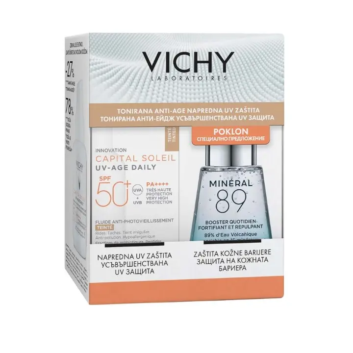 VICHY Ideal soleil UV-age daily toniran fluid SPF50+, 40ml