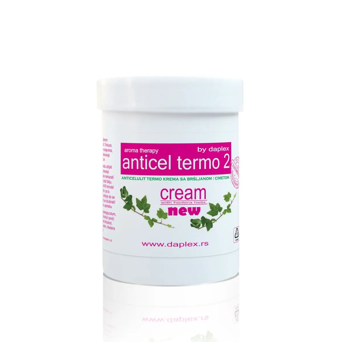 Termo cream Anticelulit krema sa bršljanom, 250g