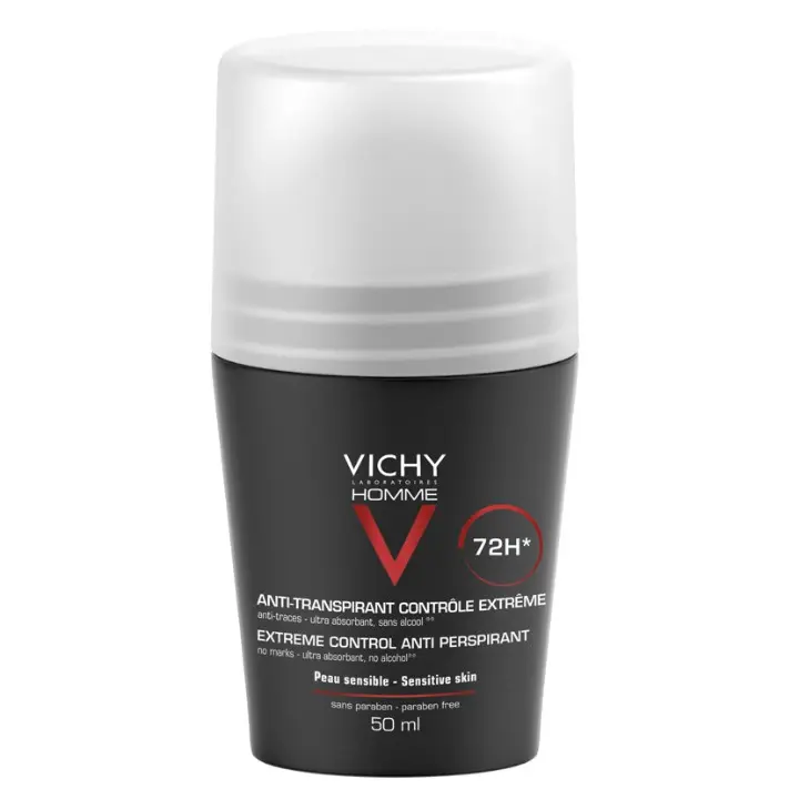 VICHY Homme deo roll-on 72h bez alkohola, 50ml