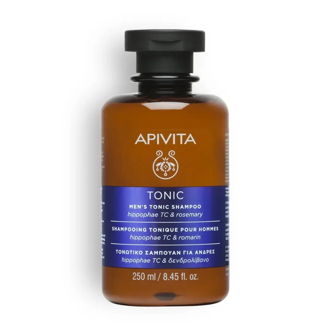 APIVITA Šampon za muškarce Hairloss Tonic Hippophae TC & Rosemary 250 ml