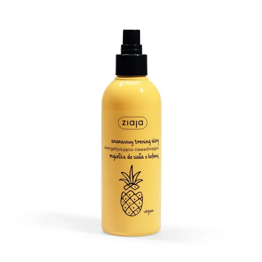 ZIAJA Mist za telo, lice i kosu sa kofeinom Ananas 200 ml