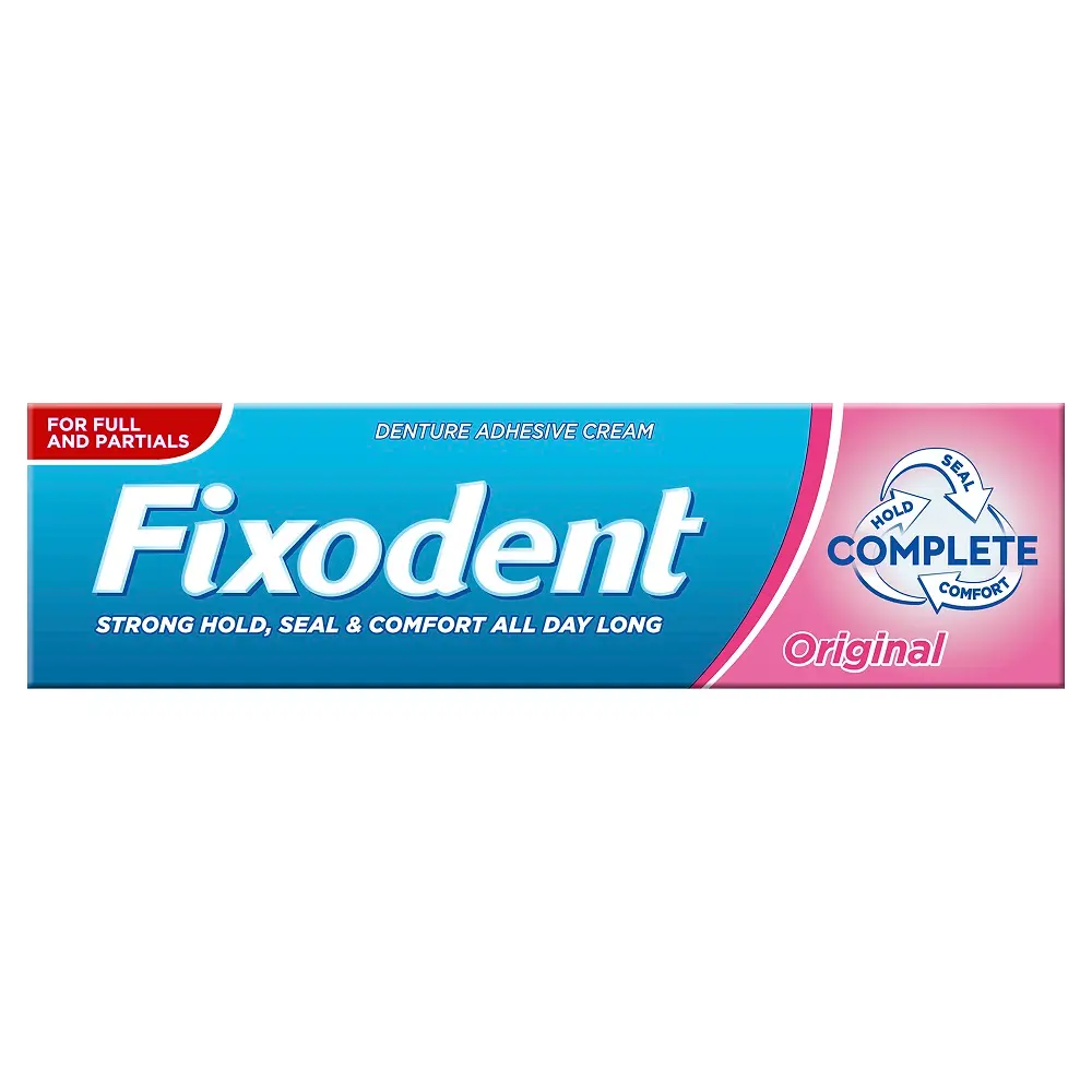 Fixodent Complete original Krem za zubne proteze, 47g