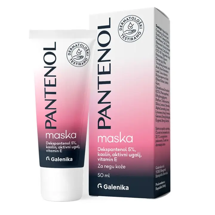 Galenika Pantenol maska za lice, 50ml