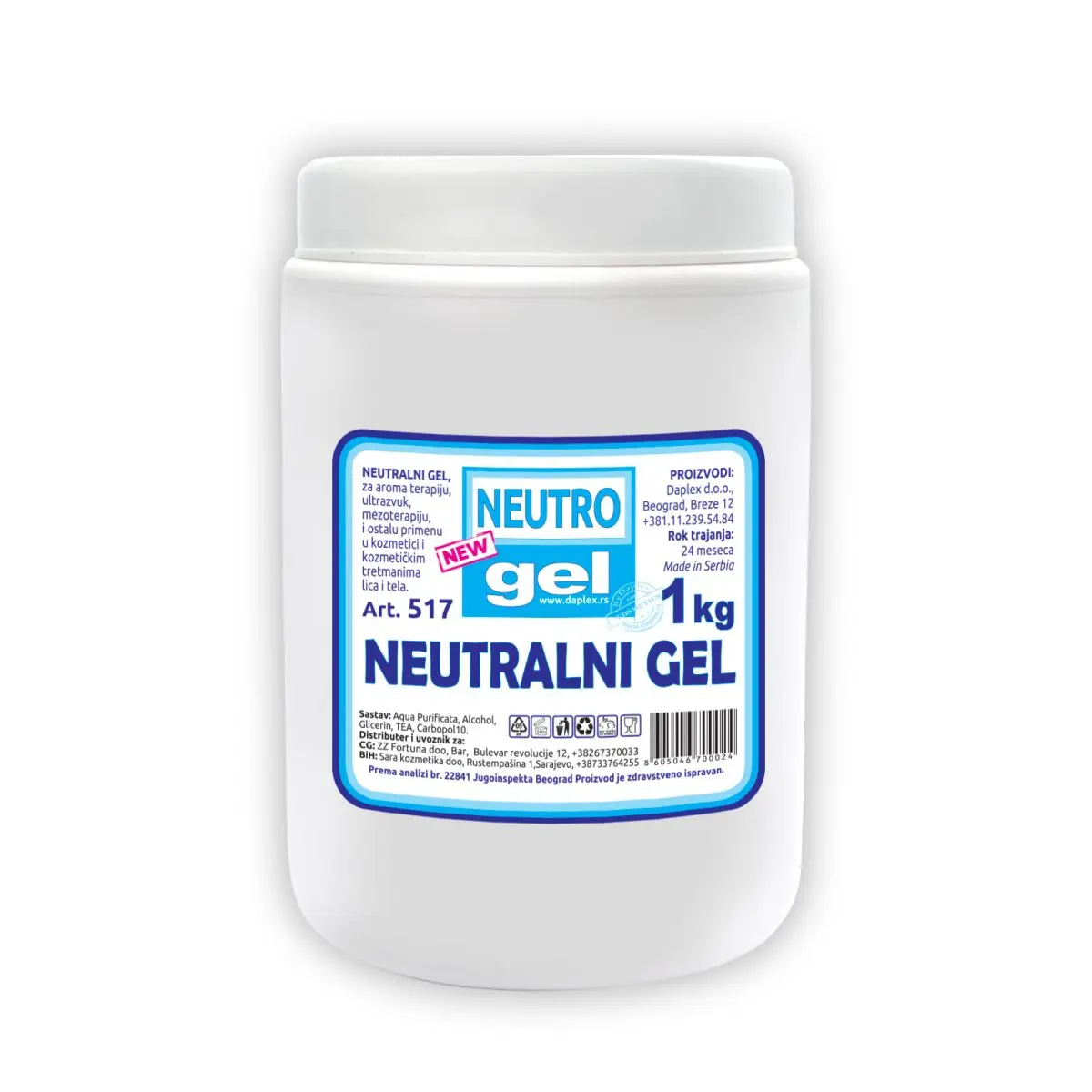 Neutralni gel, 1kg