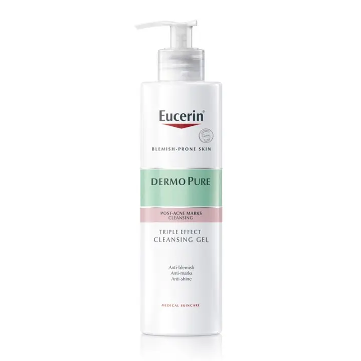 Eucerin Dermopure gel za čišćenje triple effect, 400ml