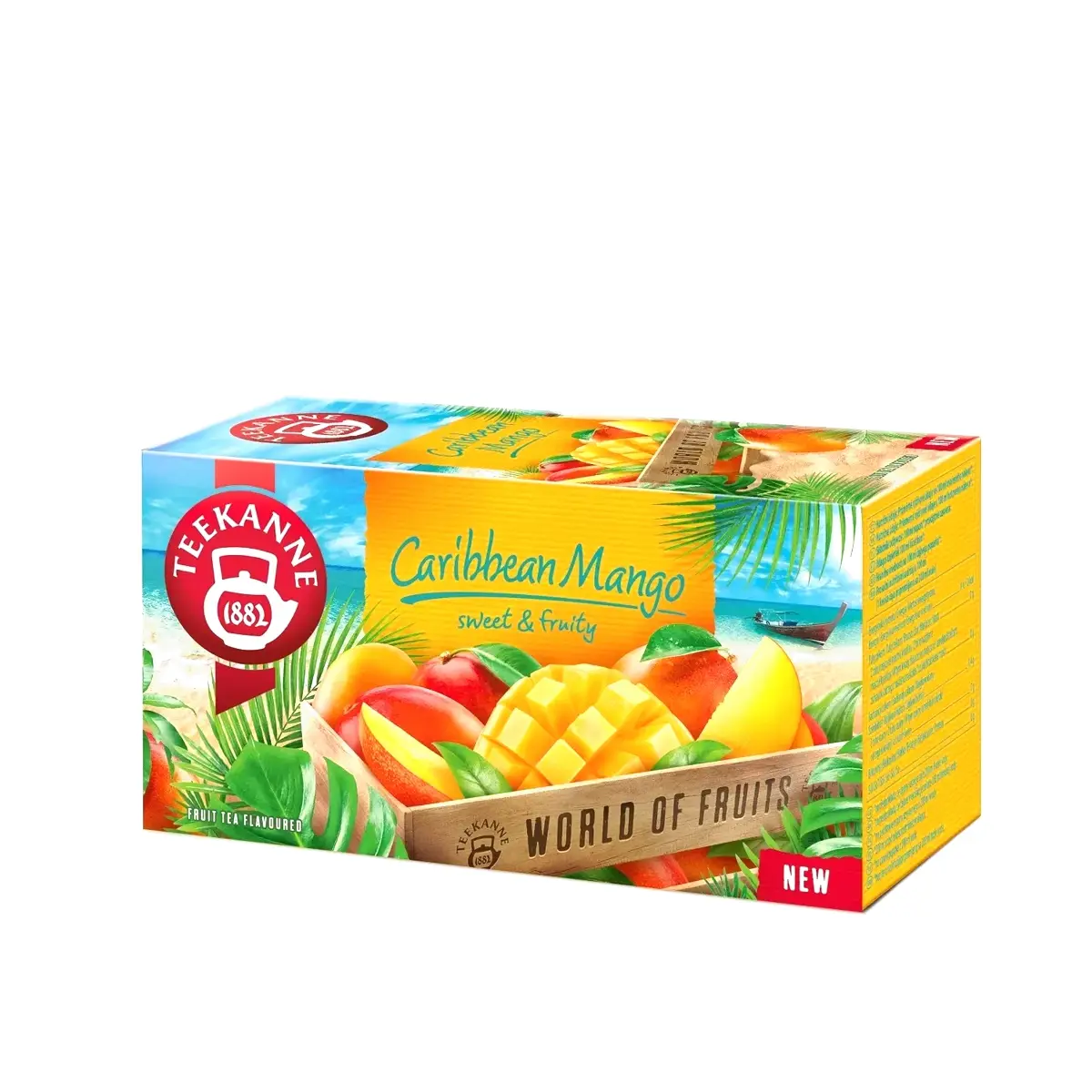 Teekanne World of Fruits voćni čaj Caribbean Mango, 20 kesica