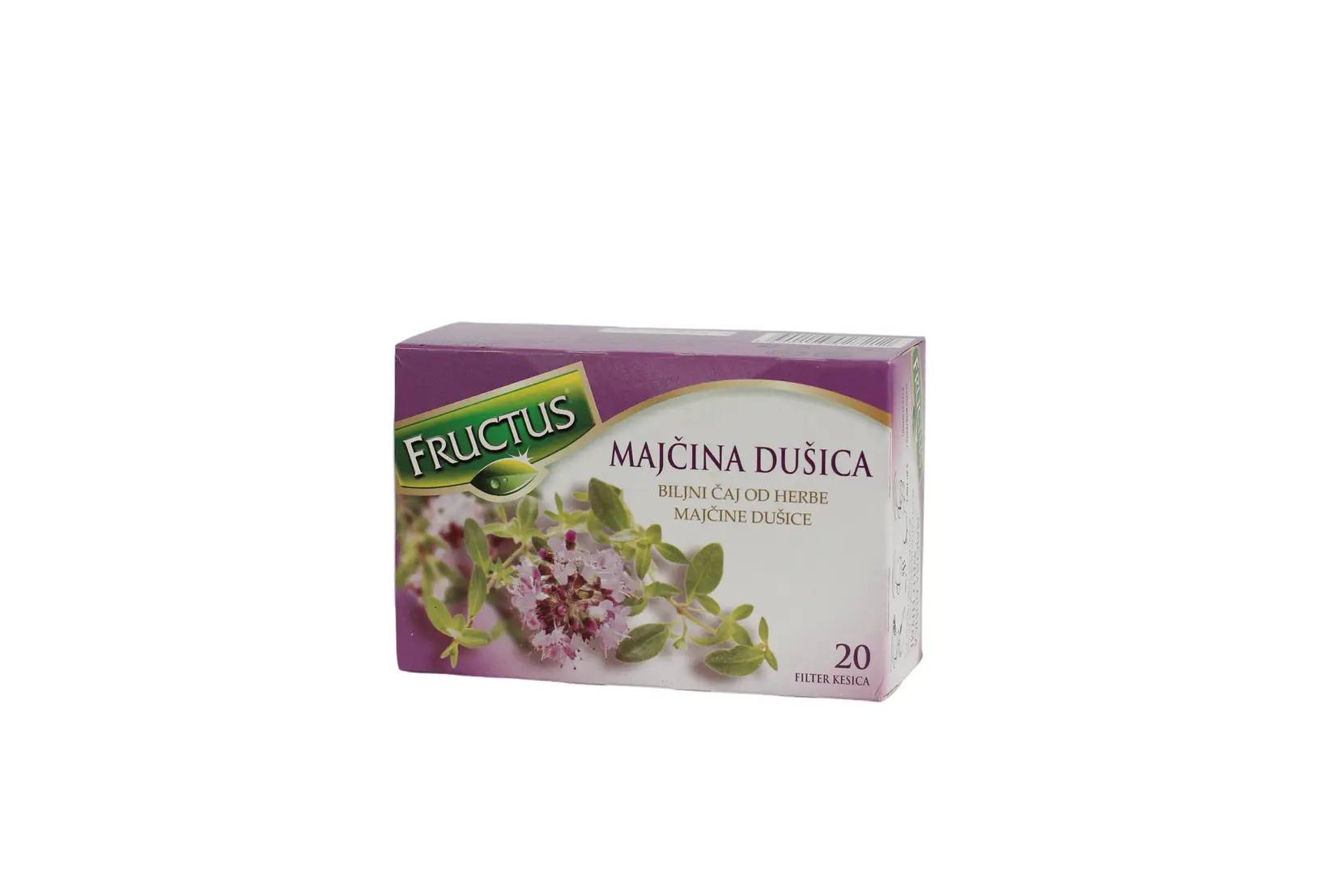 FRUCTUS Čaj od majčine dušice 20g, 20x1g