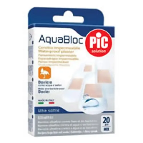 Pic Solution Flaster aquabloc mix, 20 komada