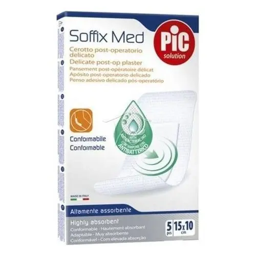 Pic Solution Soffix samolepljive komprese 15x10cm, 5 koamada