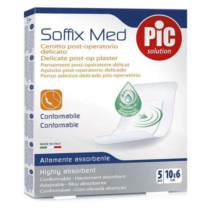 Pic Solution Soffix samolepljive komprese, 10x6cm, 5 komada