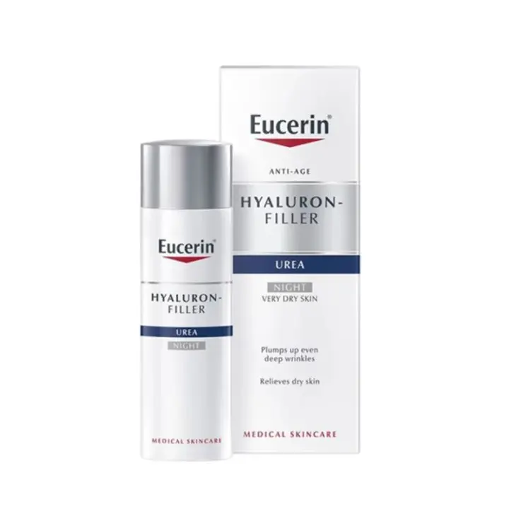 Eucerin Hyal urea noćna krema za lice, 50ml