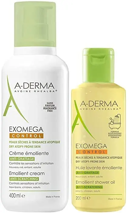 A-Derma Exomega control krema 400ml + ulje 200ml