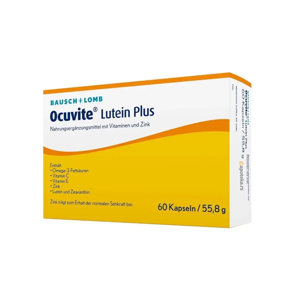 BAUSH & LOMB Kapsule Ocuvite Lutein Plus A60